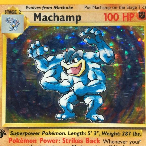 Other | Pokemon Machamp Card 1st Edition | Poshmark